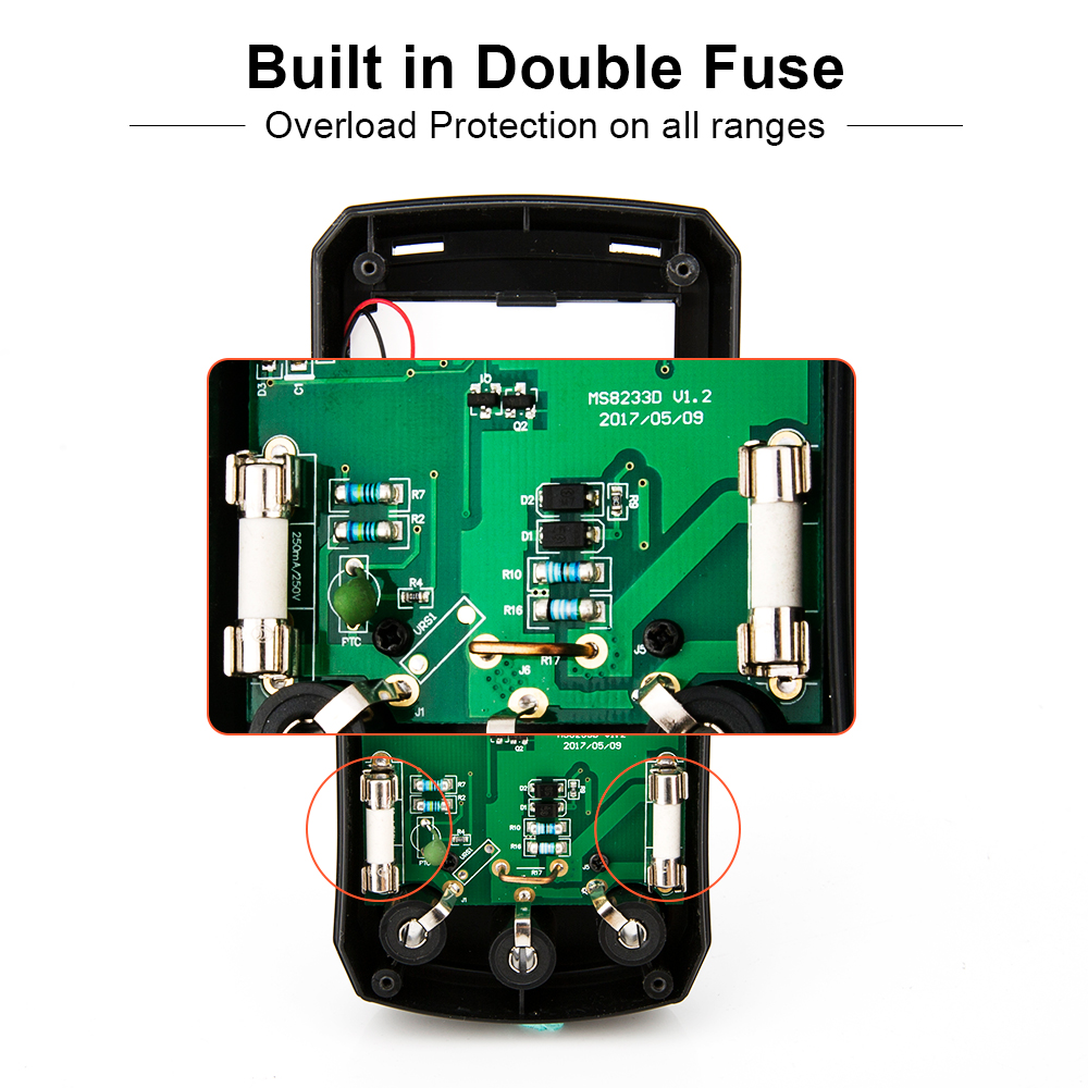 Crenova MS8233D Automatisch Digital Multimeter Tragbare Prüfvorrichtung
